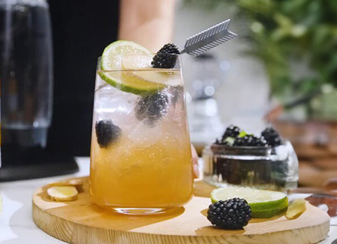 Blackberry Ginger Ale Drink Recipe – SodaStream Australia