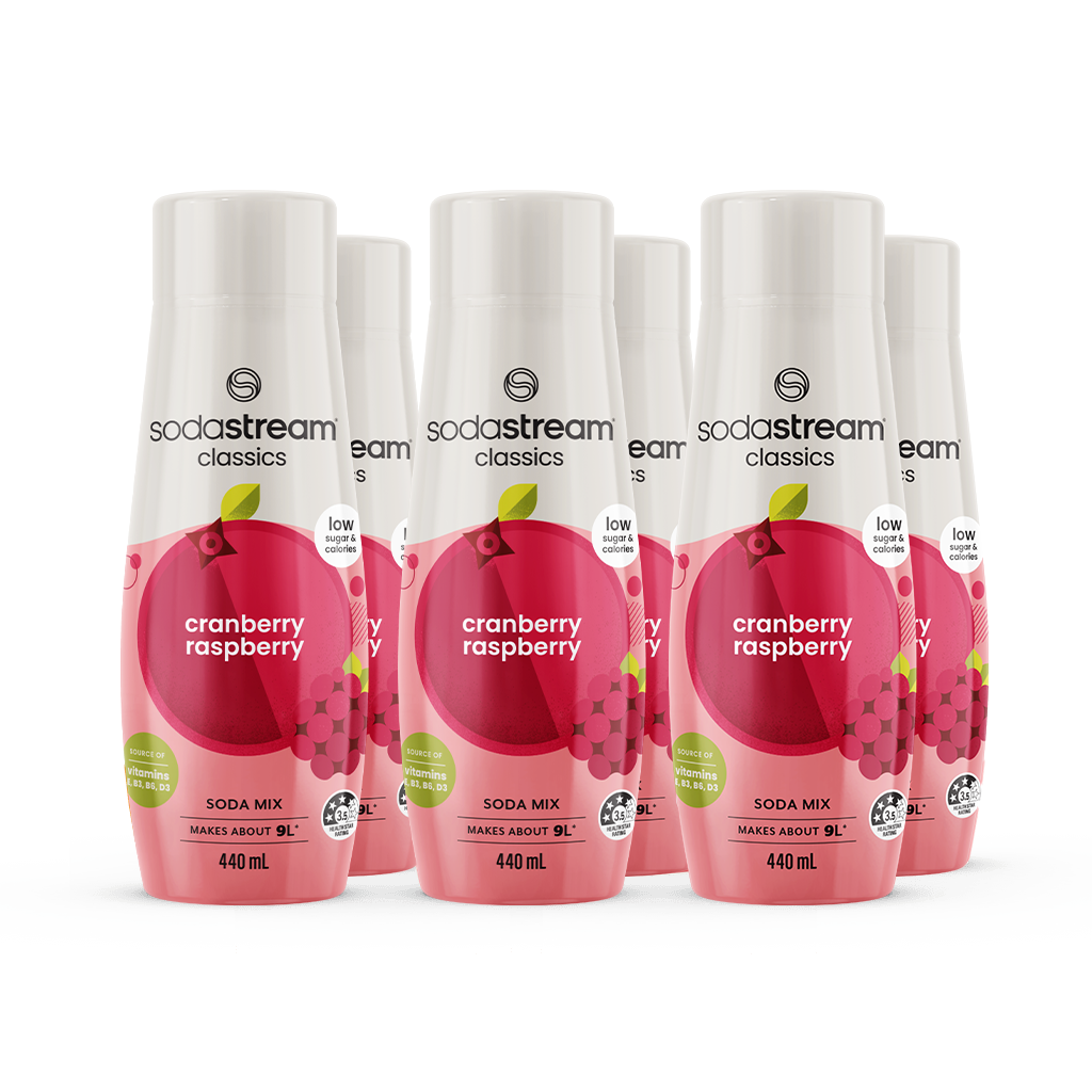 SodaStream Classics Fruits Cranberry Raspberry 6 Pack – SodaStream ...