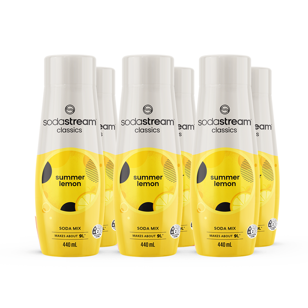 SodaStream Lemon Syrup 6 Pack – SodaStream Australia