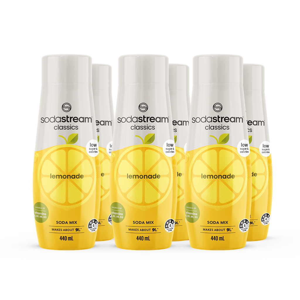 SodaStream Lemonade Syrup 6-Pack – SodaStream Australia