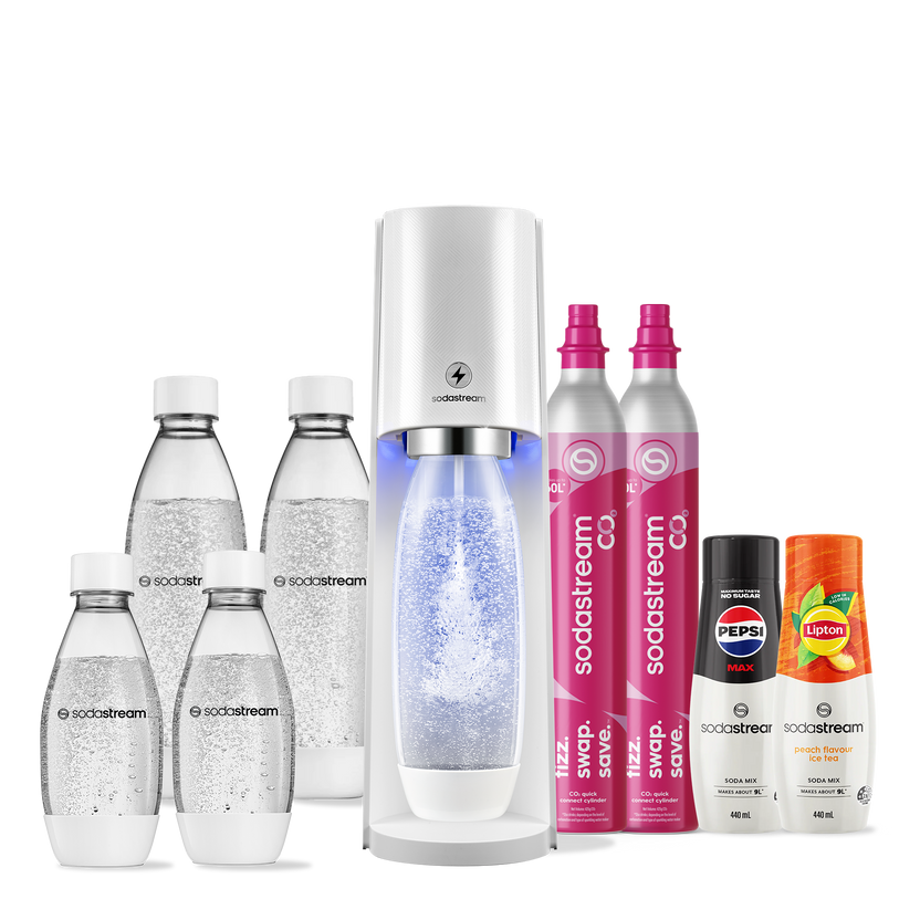 SodaStream E-Terra Electric Sparkling Water Maker + Quick Connect ...