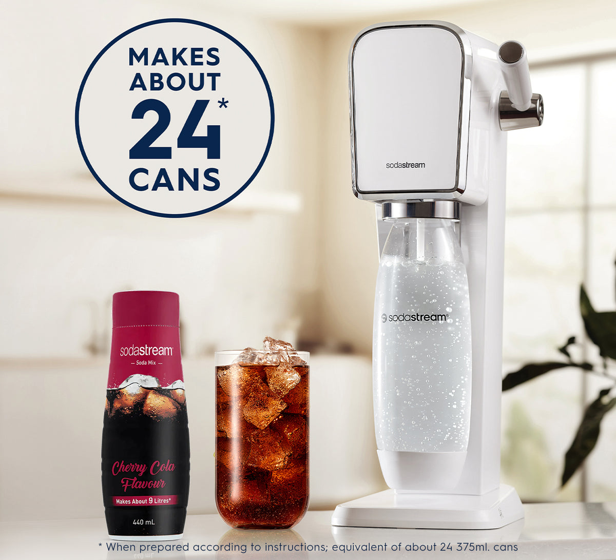 SodaStream Classics USA Cherry Cola 440ml - Soda Mix – SodaStream Australia