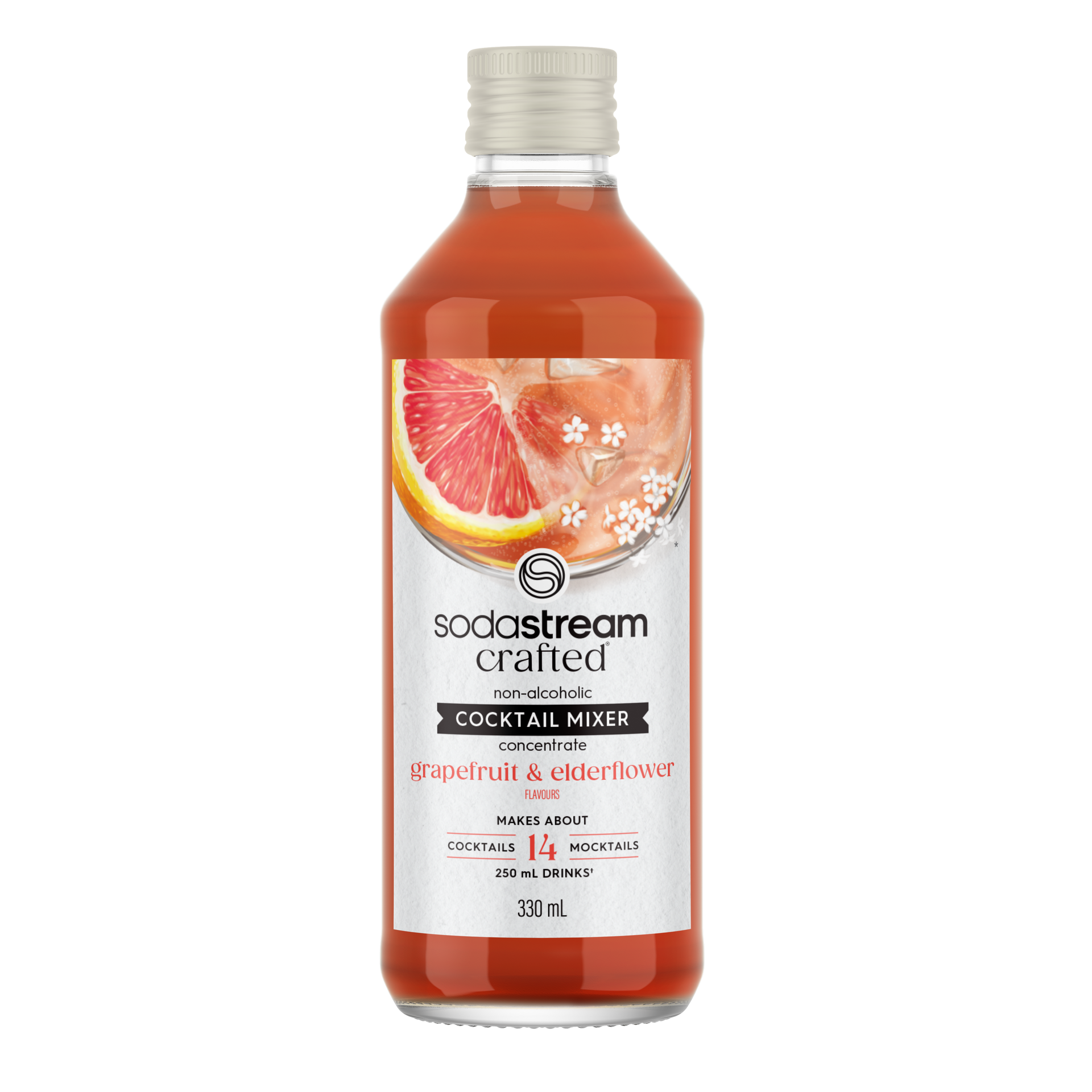 SodaStream Crafted Cocktail Mixer - Grapefruit & Elderflower Drink Mix – SodaStream Australia