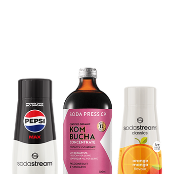 SodaStream Syrup Flavours & Concentrates for Sparkling Water ...