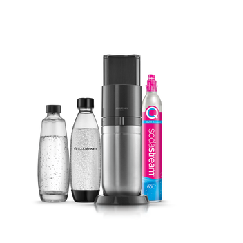 SodaStream DUO Sparkling Water Maker With Glass & Plastic Bottles ...