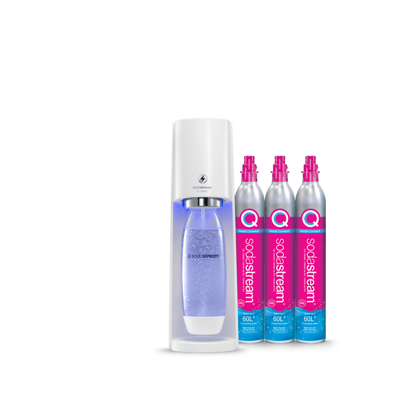 SodaStream E-Terra Electric Sparkling Water Maker + Quick Connect ...