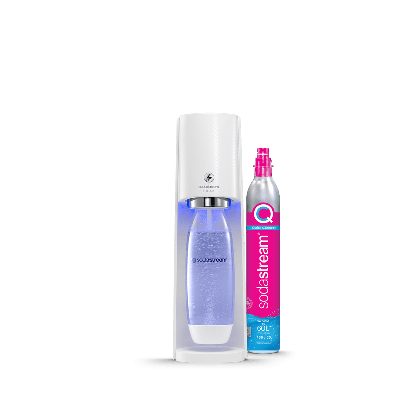 SodaStream E-Terra Electric Sparkling Water Maker + Quick Connect ...